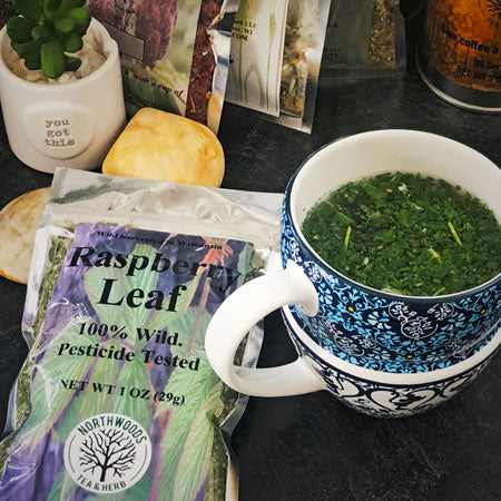 Raspberry leaf loose tea for weight loss and uterine health ...